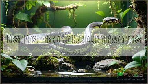 How Long After Feeding Handle Snake Safely?