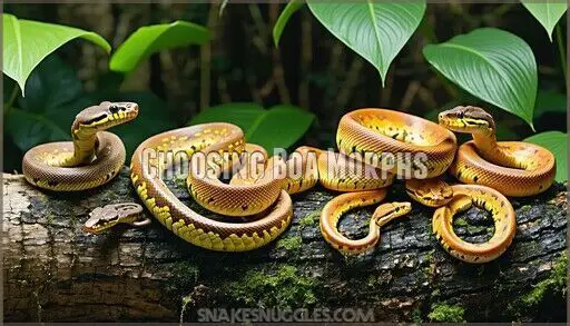 Morphs for Docile Boa Constrictors: Colors, Care, and Top Picks