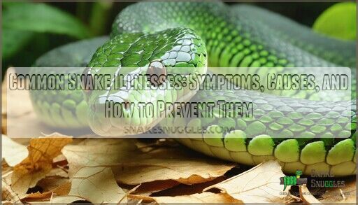 Common Snake Illnesses: Symptoms, Causes, and How to Prevent Them