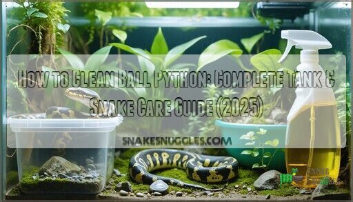 How to Clean Ball Python: Complete Tank & Snake Care Guide (2025)