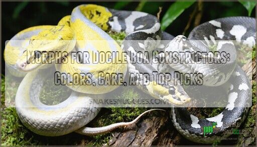 Morphs for Docile Boa Constrictors: Colors, Care, and Top Picks