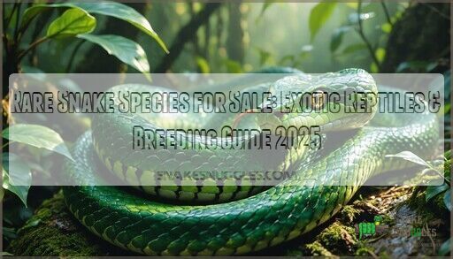 Rare Snake Species for Sale: Exotic Reptiles & Breeding Guide 2025