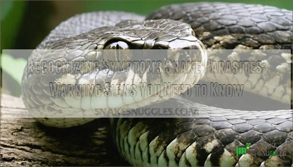 Recognizing Symptoms Snake Parasites: Warning Signs You Need to Know