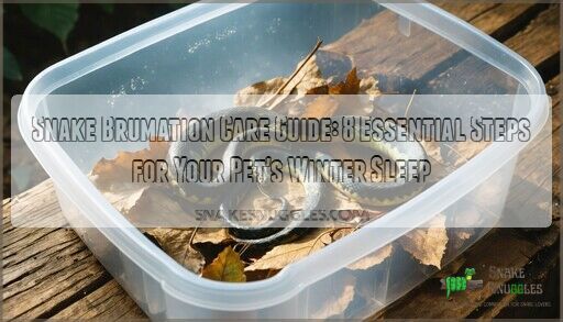 Snake Brumation Care Guide: 8 Essential Steps for Your Pet's Winter Sleep