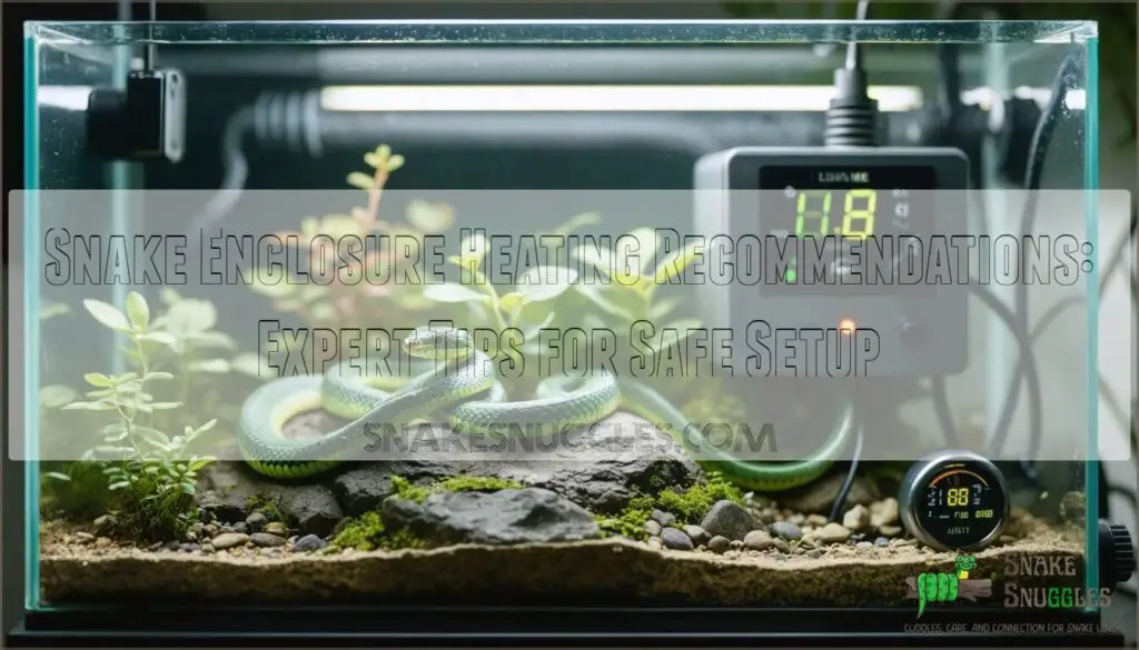 Snake Enclosure Heating Recommendations: Expert Tips for Safe Setup