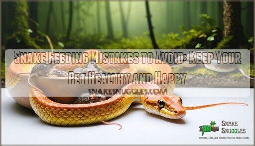 Snake Feeding Mistakes to Avoid: Keep Your Pet Healthy and Happy