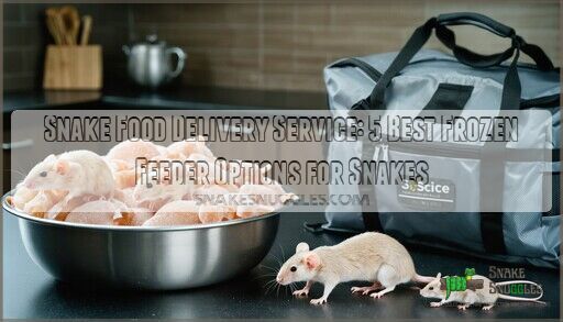 Snake Food Delivery Service: 5 Best Frozen Feeder Options for Snakes