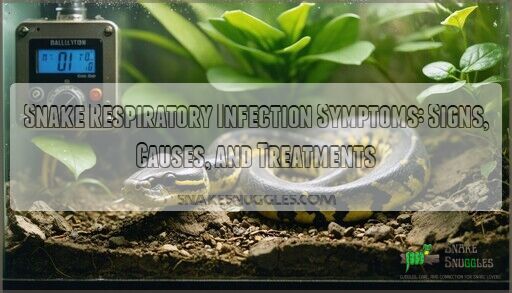 Snake Respiratory Infection Symptoms: Signs, Causes, and Treatments