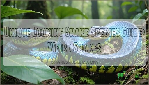 Unique Looking Snake Species Guide: Weird Snakes
