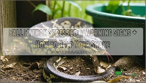 Ball Python Stressed: 7 Warning Signs + How to Help Your Snake