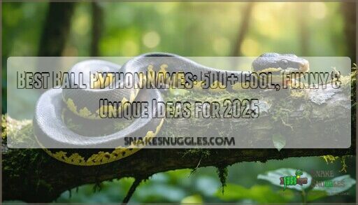 Best Ball Python Names: 500+ Cool, Funny & Unique Ideas for 2025