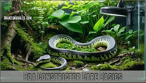 How to Care for a Boa Constrictor: Diet, Habitat, and Handling Tips