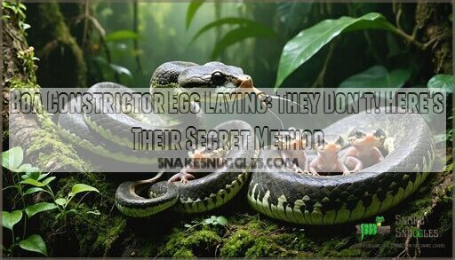 Boa Constrictor Egg Laying: They Don't! Here's Their Secret Method