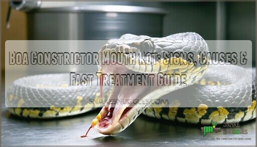Boa Constrictor Mouth Rot: Signs, Causes & Fast Treatment Guide