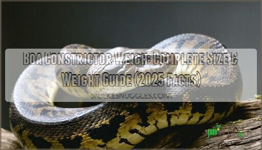 Boa Constrictor Weigh: Complete Size & Weight Guide (2025 Facts)