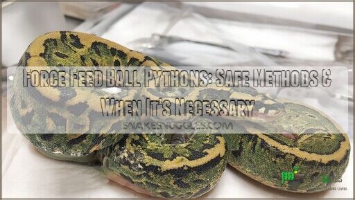 Force Feed Ball Pythons: Safe Methods & When It's Necessary