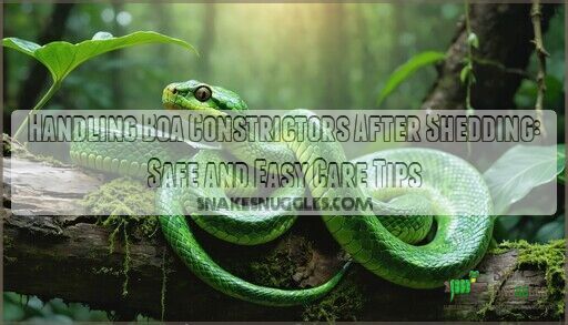 Handling Boa Constrictors After Shedding: Safe and Easy Care Tips