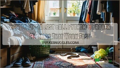 How to Find a Lost Ball Python: 8 Proven Methods That Work Fast
