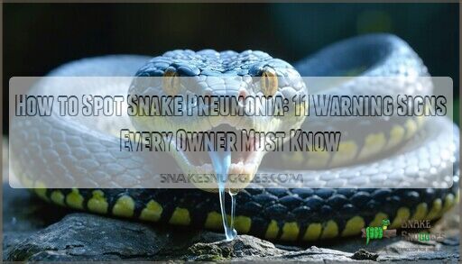 How to Spot Snake Pneumonia: 11 Warning Signs Every Owner Must Know