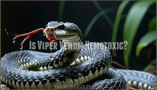Viper Venom Hemotoxic Properties: Deadly Blood-Destroying Effects