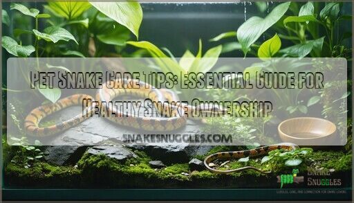 Pet Snake Care Tips: Essential Guide for Healthy Snake Ownership
