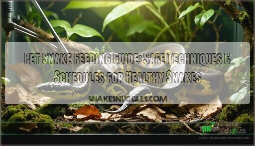 Pet Snake Feeding Guide: Safe Techniques & Schedules for Healthy Snakes