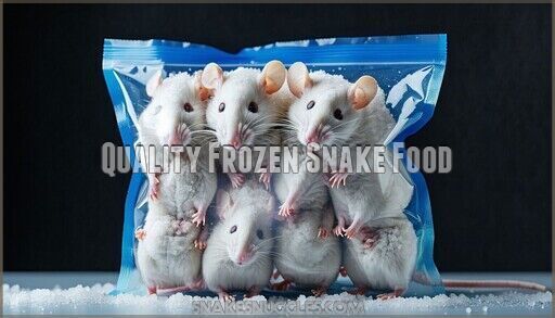 Safe Frozen Snake Food Brands: 9 Top Picks for Healthy Reptiles