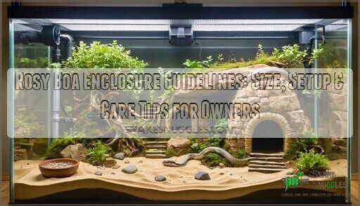 Rosy Boa Enclosure Guidelines: Size, Setup & Care Tips for Owners