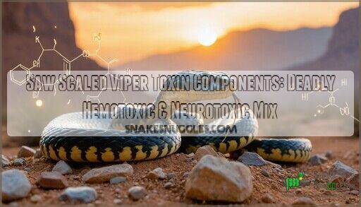 Saw Scaled Viper Toxin Components: Deadly Hemotoxic & Neurotoxic Mix