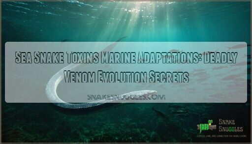 Sea Snake Toxins Marine Adaptations: Deadly Venom Evolution Secrets
