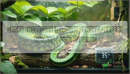 Snake Enclosure Humidity Control: Expert Tips for Happy Reptiles