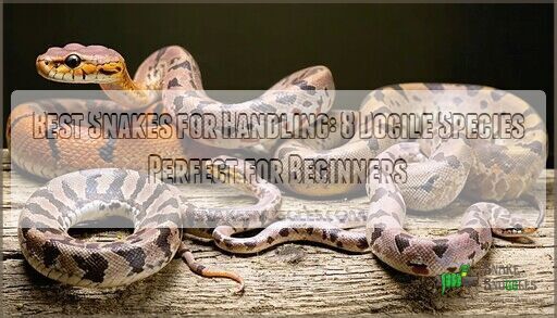 Best Snakes for Handling: 8 Docile Species Perfect for Beginners