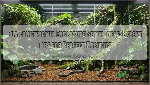 Boa Constrictor Enclosure Setup Ideas: Expert Tips for Perfect Habitats