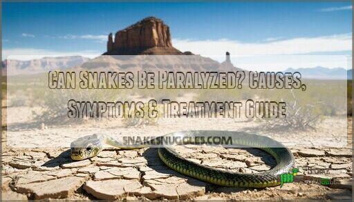 Can Snakes Be Paralyzed? Causes, Symptoms & Treatment Guide