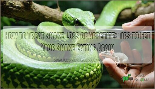 How to Treat Snake Loss of Appetite: Tips to Get Your Snake Eating Again