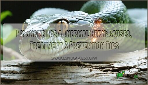 My Snake Has a Thermal Burn: Causes, Treatment & Prevention Tips