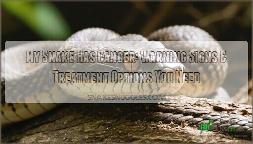My Snake Has Cancer: Warning Signs & Treatment Options You Need