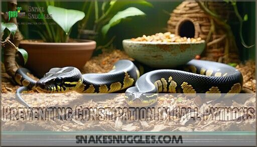 Treating Constipation in Ball Pythons: Signs, Causes & Solutions