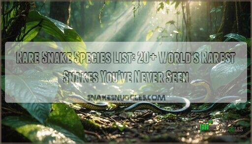 Rare Snake Species List: 20+ World's Rarest Snakes You've Never Seen