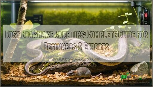 Rosy Boa Snake Care Tips: Complete Guide for Beginners & Experts