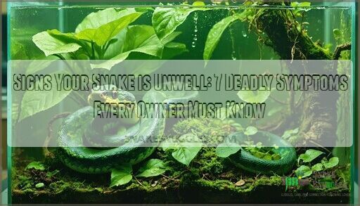 Signs Your Snake is Unwell: 7 Deadly Symptoms Every Owner Must Know