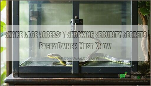 Snake Cage Access: 7 Shocking Security Secrets Every Owner Must Know