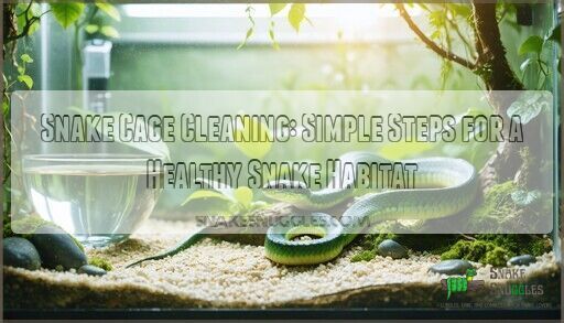 Snake Cage Cleaning: Simple Steps for a Healthy Snake Habitat