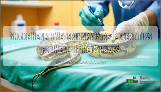 Snake Health Veterinary Care: Expert Tips for Healthy Pet Snakes