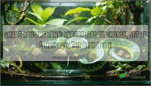 Snake Housing Tank: Expert Tips to Choose, Set Up & Maintain The Best Home