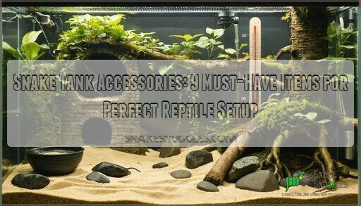 Snake Tank Accessories: 9 Must-Have Items for Perfect Reptile Setup