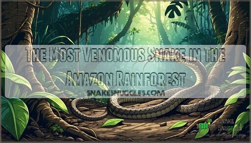 Venomous Snakes in Tropical Rainforests: Deadly Species & Survival