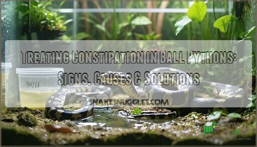 Treating Constipation in Ball Pythons: Signs, Causes & Solutions