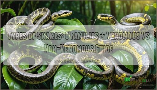 Types of Snakes: 6 Families + Venomous Vs Non-Venomous Guide