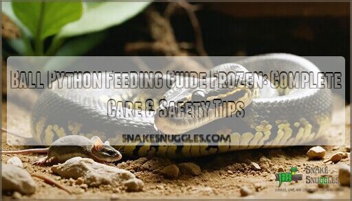 Ball Python Feeding Guide Frozen: Complete Care & Safety Tips